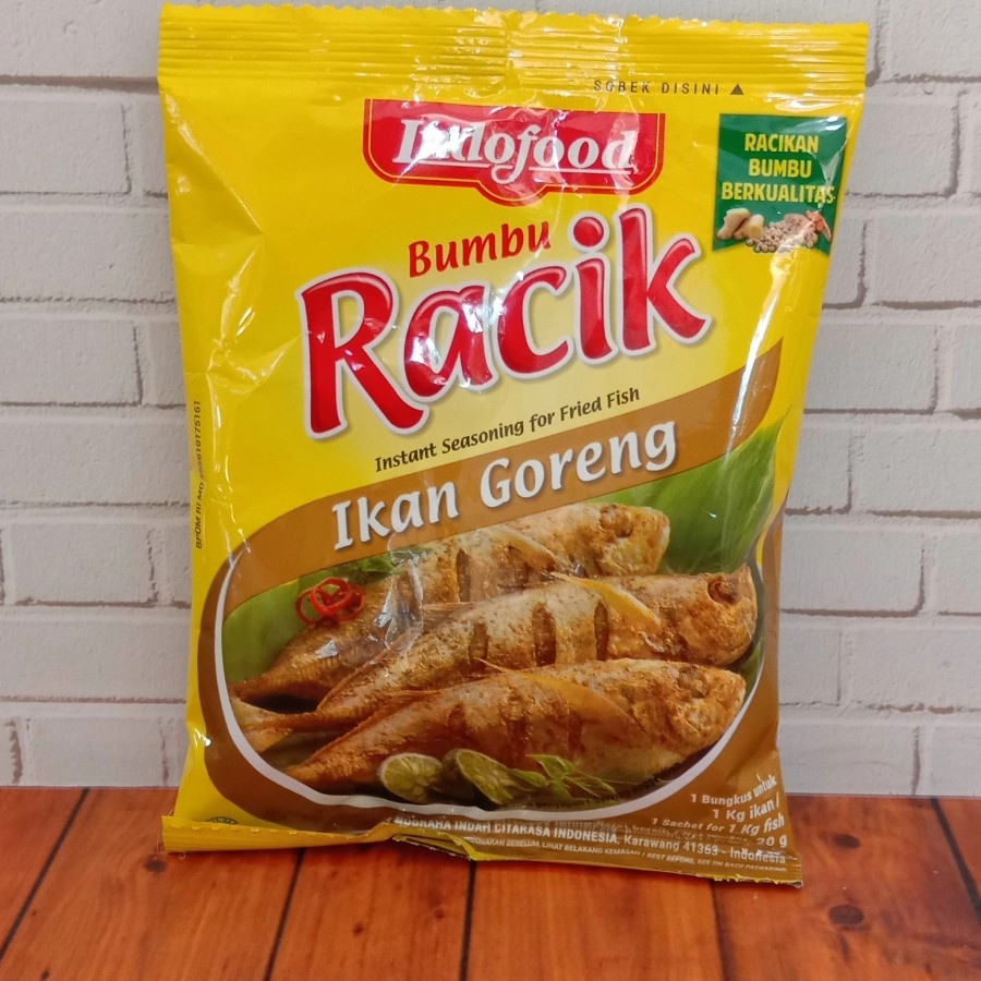 Jual Indofood bumbu Racik Ikan Goreng 20 gr | Shopee Indonesia