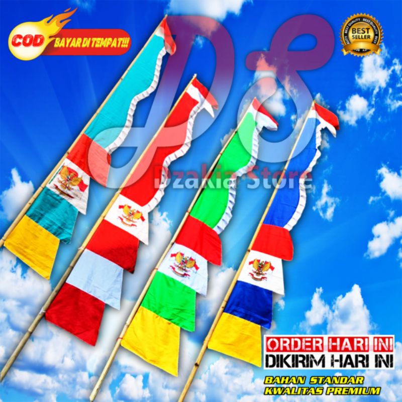 Jual BENDERA UMBUL UMBUL KUDA LAUT (2,8 METER) | Shopee Indonesia