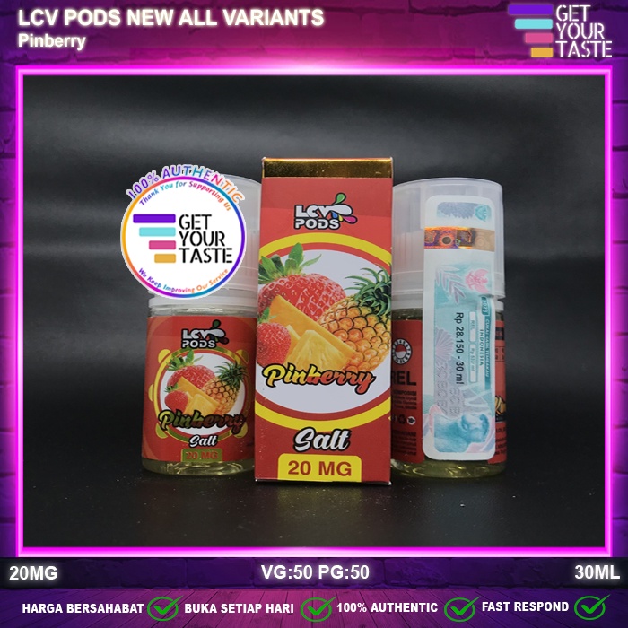 Jual Liquid LCV Pods 30ML Salt Nic by LCV Juice - Pod Friendly ...