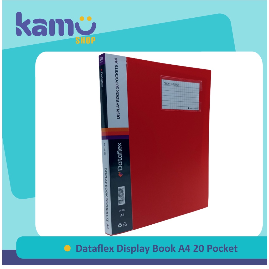 Jual Dataflex Display Book A4 20 Pockets + Kartu Nama / Clear Holder ...