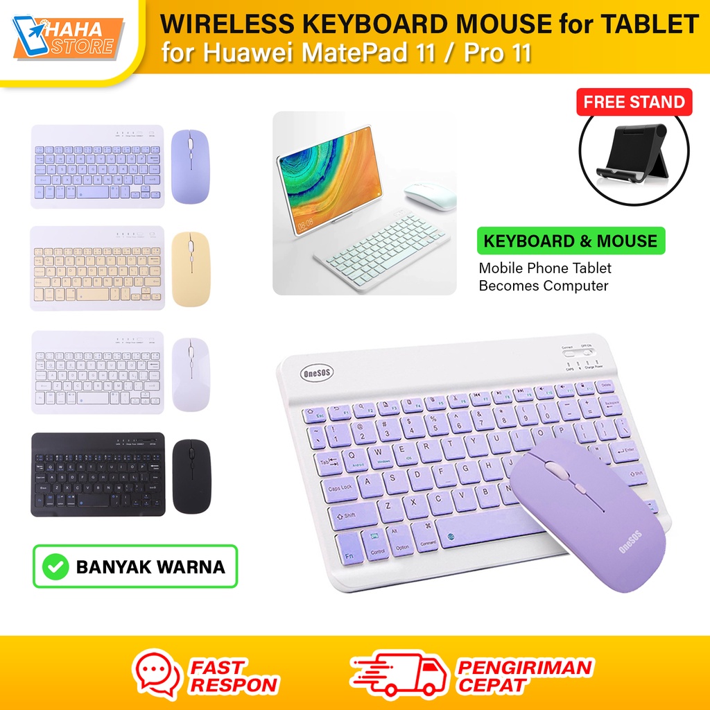 Jual Huawei MatePad 11 2021 / Pro 2022 Wireless Set Keyboard Mouse ...