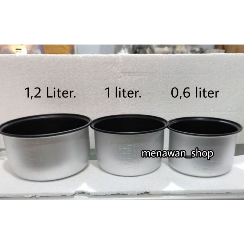 Jual Panci Rice Cooker Miyako 0,6 L 1 L 1,2 Liter ORIGINAL | Shopee ...