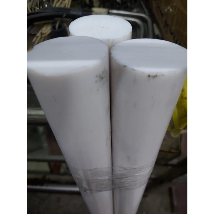 Jual Teflon PTFE Batangan Rod 35mm x 1 meter | Shopee Indonesia
