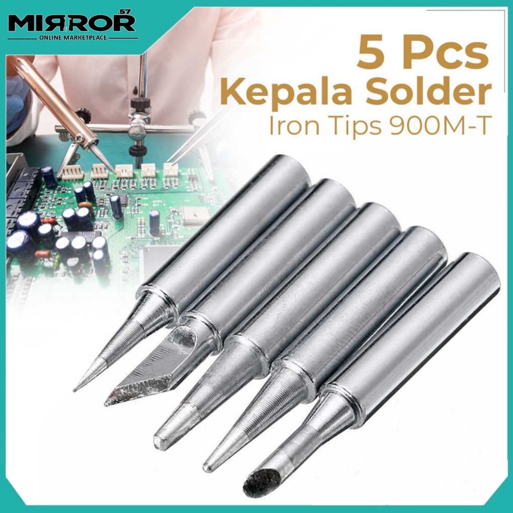 Jual Kepala Solder Set Mata Solder Station Tool Iron Tip 900M-T 5 PCS | Shopee Indonesia
