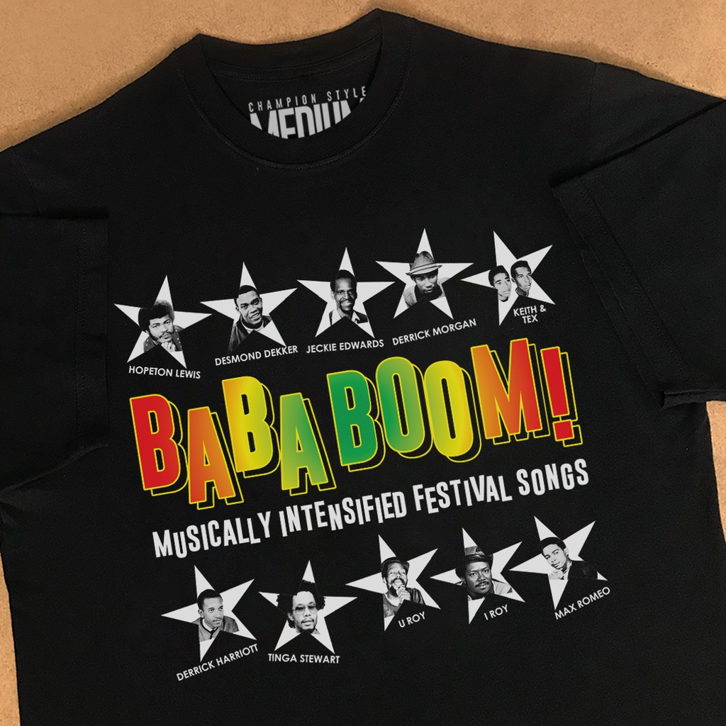 Jual Baju Kaos Tshirt BaBa Boom Reggae Musik | Shopee Indonesia