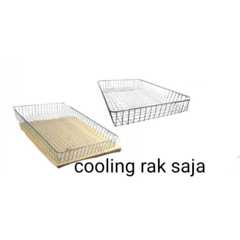 Jual Rak kranjang peniris dan wadah minyak stainless steel baking tray ...
