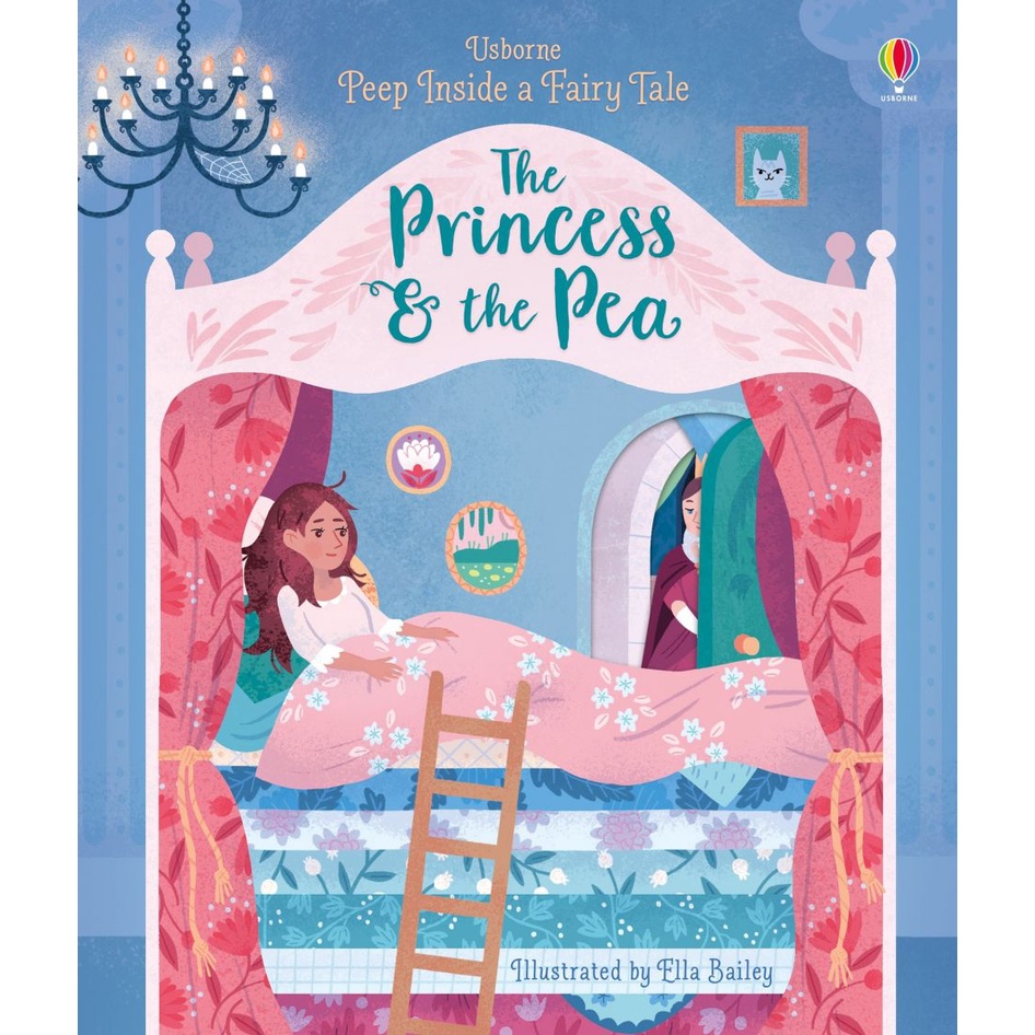 Jual [Edu] Usborne Story Book Peep Inside Fairy Tale Princesses & Pea ...