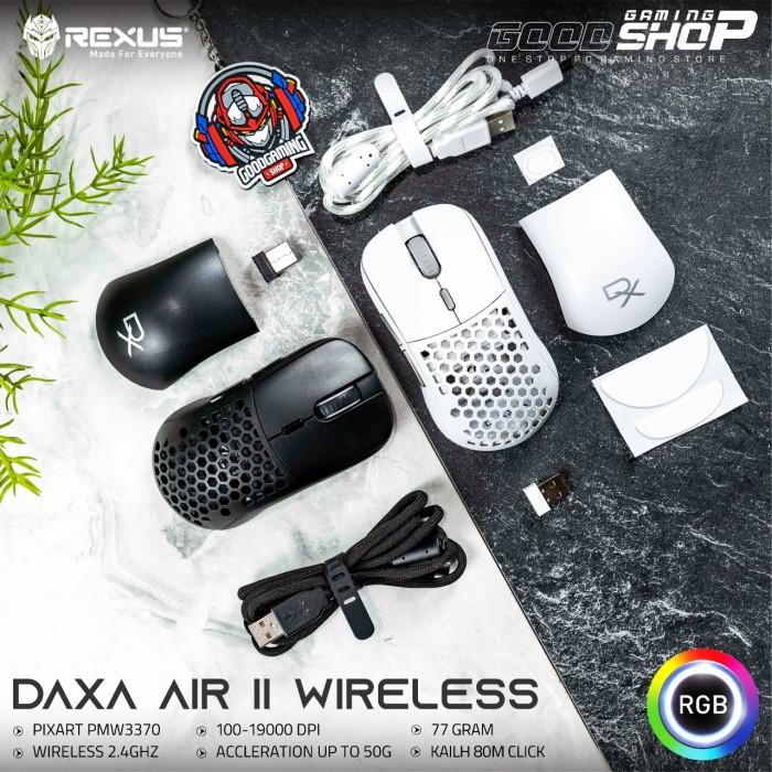 Jual Rexus Daxa Air II WIRELESS - Daxa Air 2 WIRELESS Gaming Mouse ...
