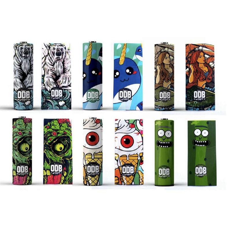 Jual Wrap Baterai 18650 Model Karakter | ODB | Angrybird | VRK | Shopee ...