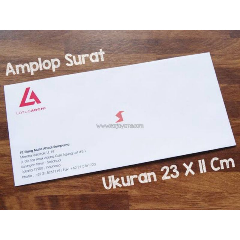 Jual amplop custom cetak amplop perusahaan cetak amplop murah | Shopee ...