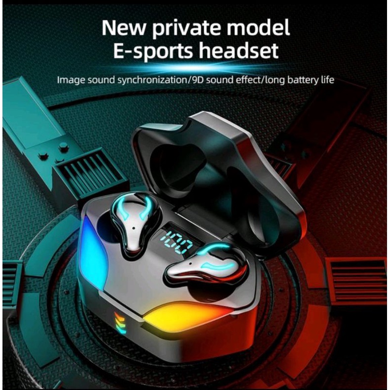 Jual WIRELESS HEADSET PLAY GAME X1-A HD VOICE BLUETOOTH V5.1 WATERPROOF ...