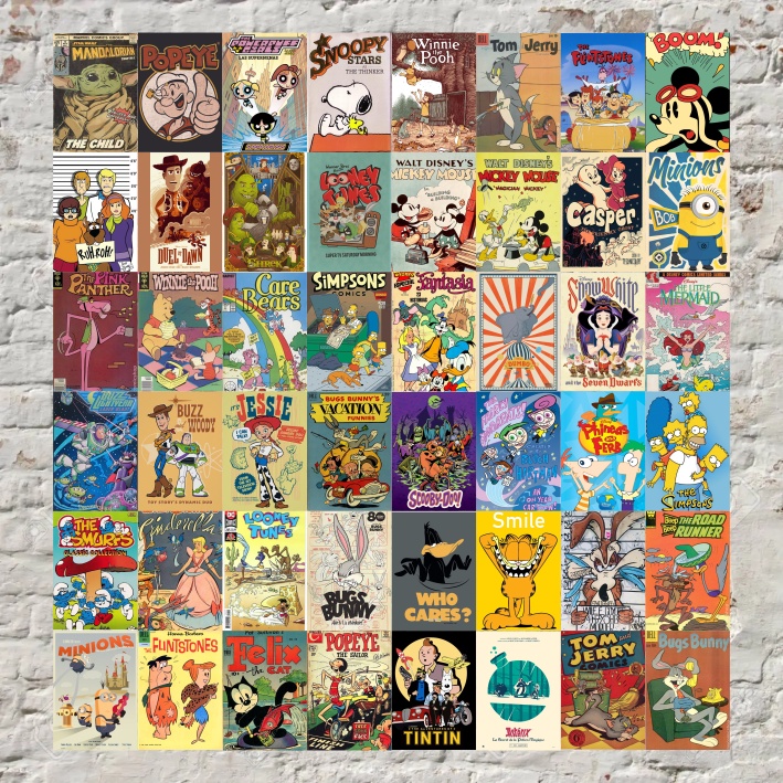 Jual Poster Retro Aesthetic Hiasan Dinding kamar wallpaper dekorasi ...