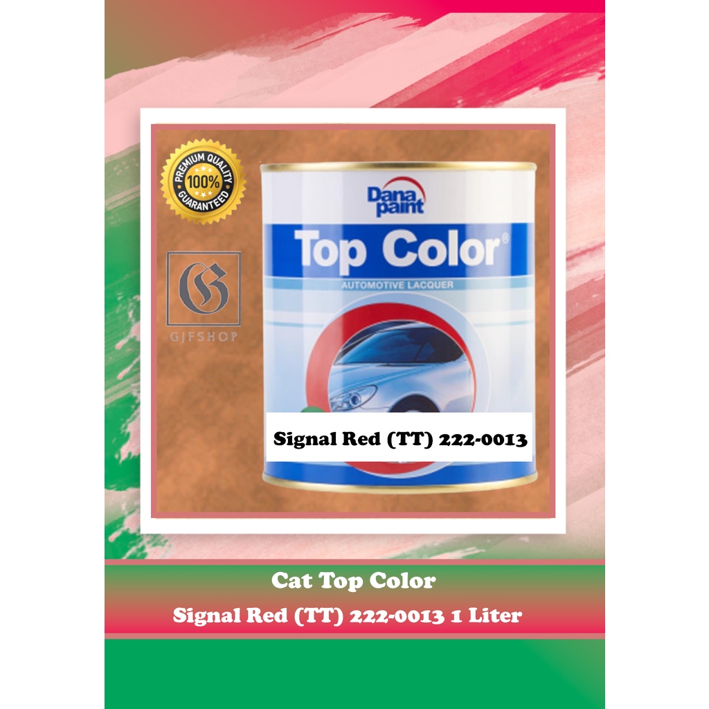 Jual Cat Duco Top Color Signal Red (TT) 222-0013 1 Liter | Shopee Indonesia