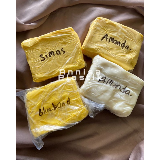 Jual Mentega Kuning dan Putih Kiloan/REPACK @500gr Merk Amanda, Simas ...