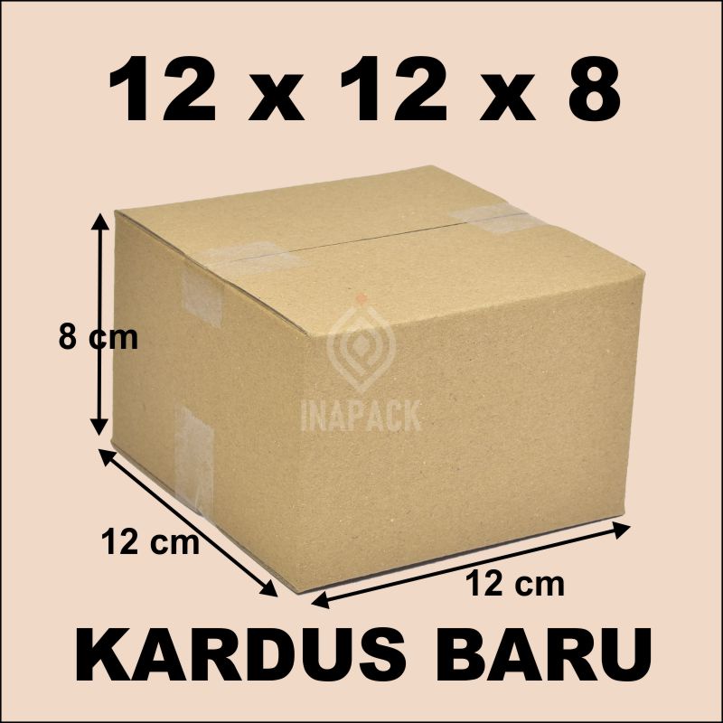 Jual Kardus Packing Baru 12x12x8 cm. Delivery Box | Shopee Indonesia