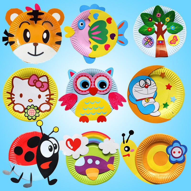 Jual Mainan Stiker DIY Piring Kertas Paket Puzzle Motorik Edukasi ...