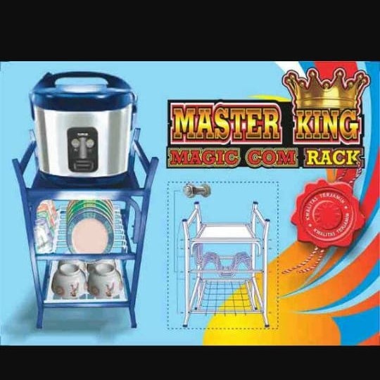 Jual RAK MAGIC COM MASTER KING NEW!!! | Shopee Indonesia