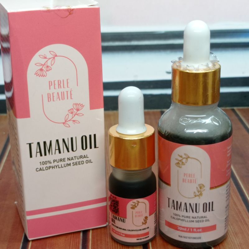 Jual TAMANU OIL PERLE BEAUTE BEST 2 UKURAN SELLER OIL 5 ML | Shopee ...