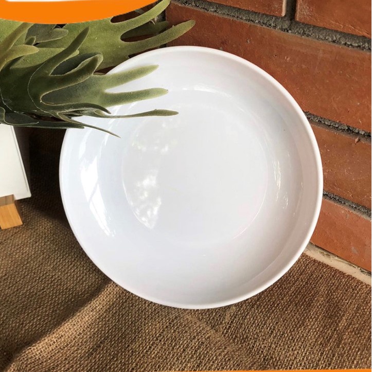 Jual piring cantik / piring putih / piring makan / piring plastik ...