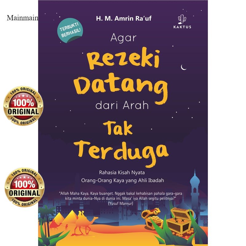 Jual Buku Agar Rezeki datang dari Arah Tak Terduga | Shopee Indonesia Jual Buku Agar Rezeki datang dari Arah Tak Terduga | Shopee Indonesia