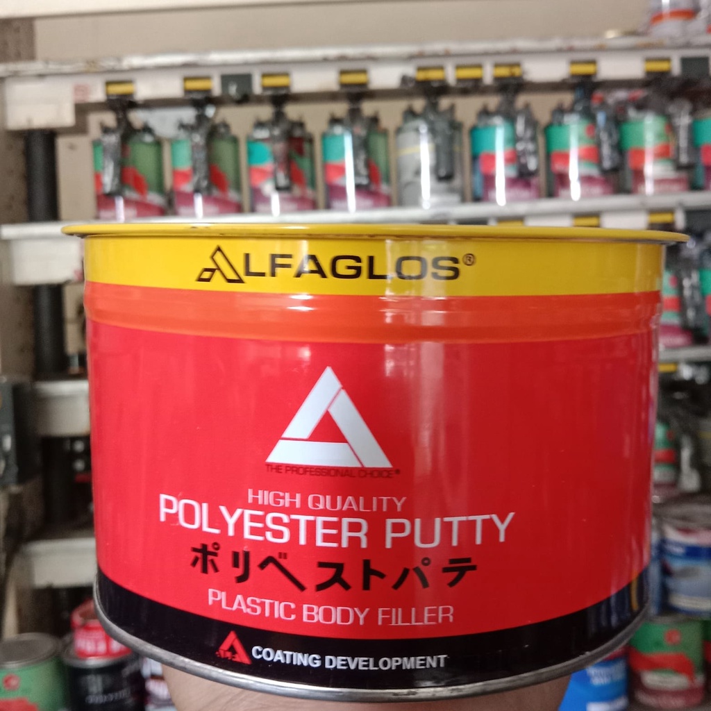 Jual Dempul Alfagloss 1Kg / Dempul 2k Alfagloss / Polyester Putty ...