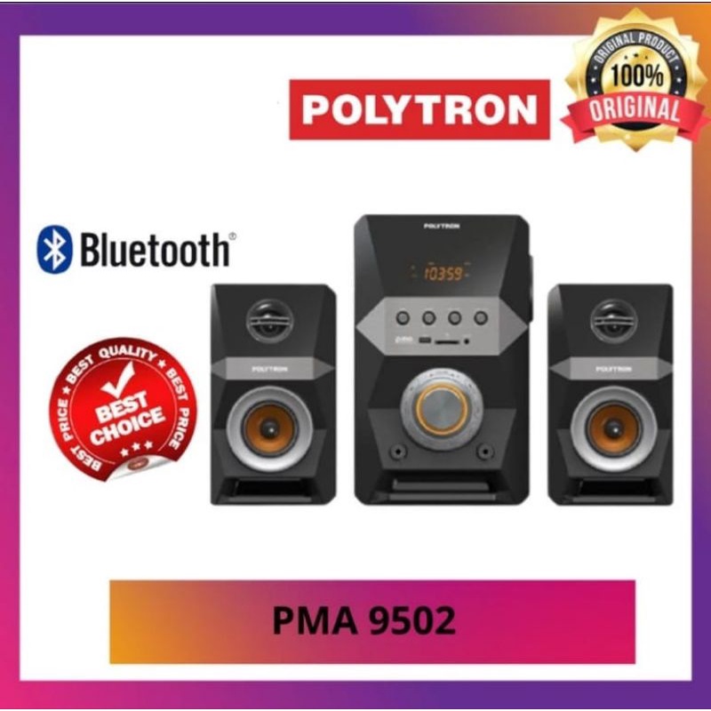 Jual SPEAKER AKTIF MULTIMEDIA POLYTRON PMA9502 / SPIKER BLUETOOTH PMA ...