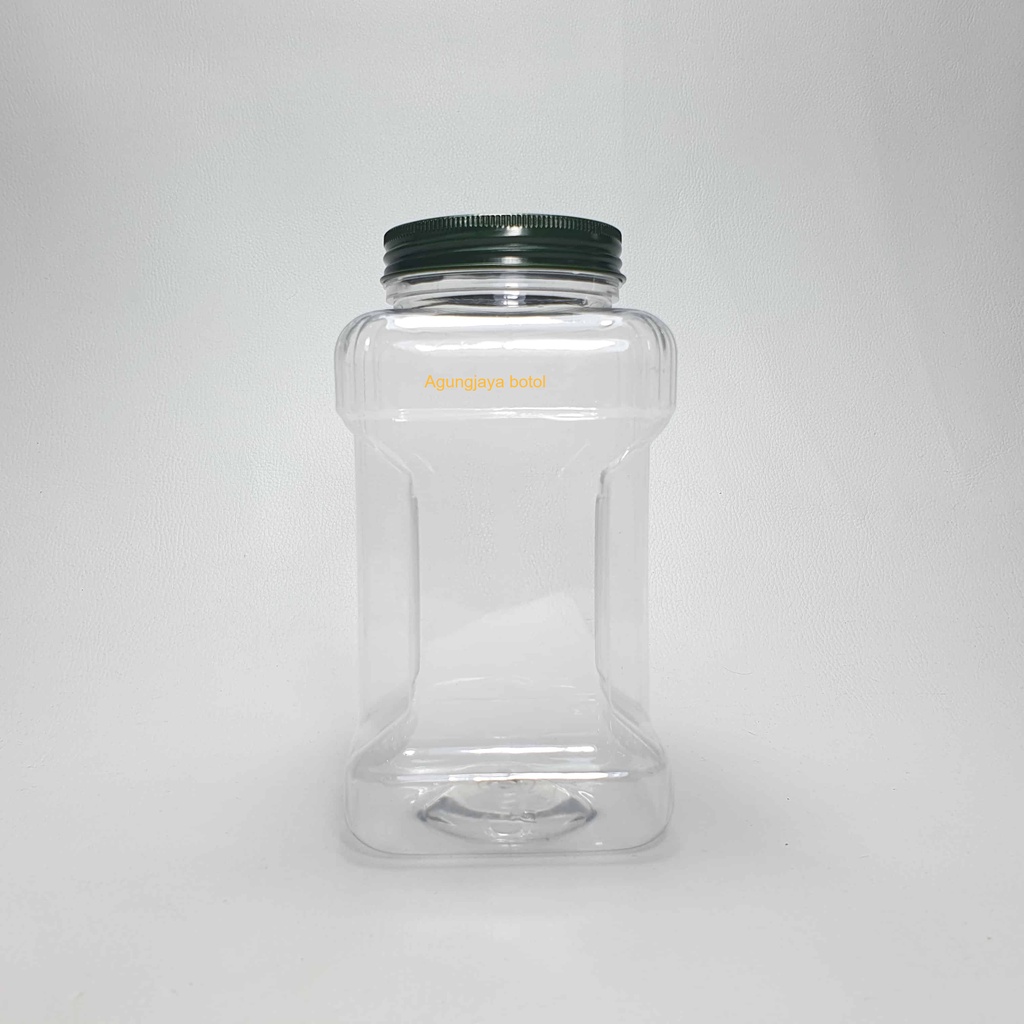 Jual Toples 700 ml Pet Handle Natural Tutup Alumunium / Toples Plastik / Toples / Toples Permen ...