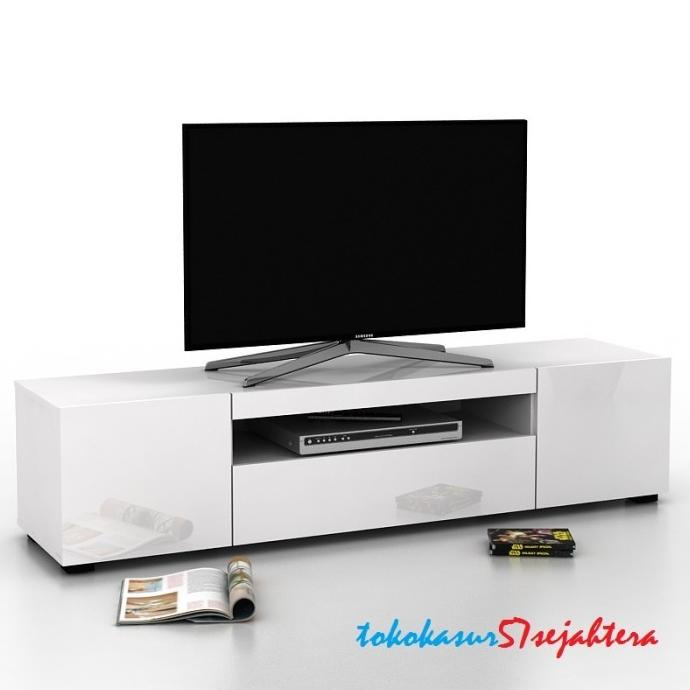 Jual Meja Tv - Rak Audio Minimalis Condor 160 White Glossy - Bavarian ...