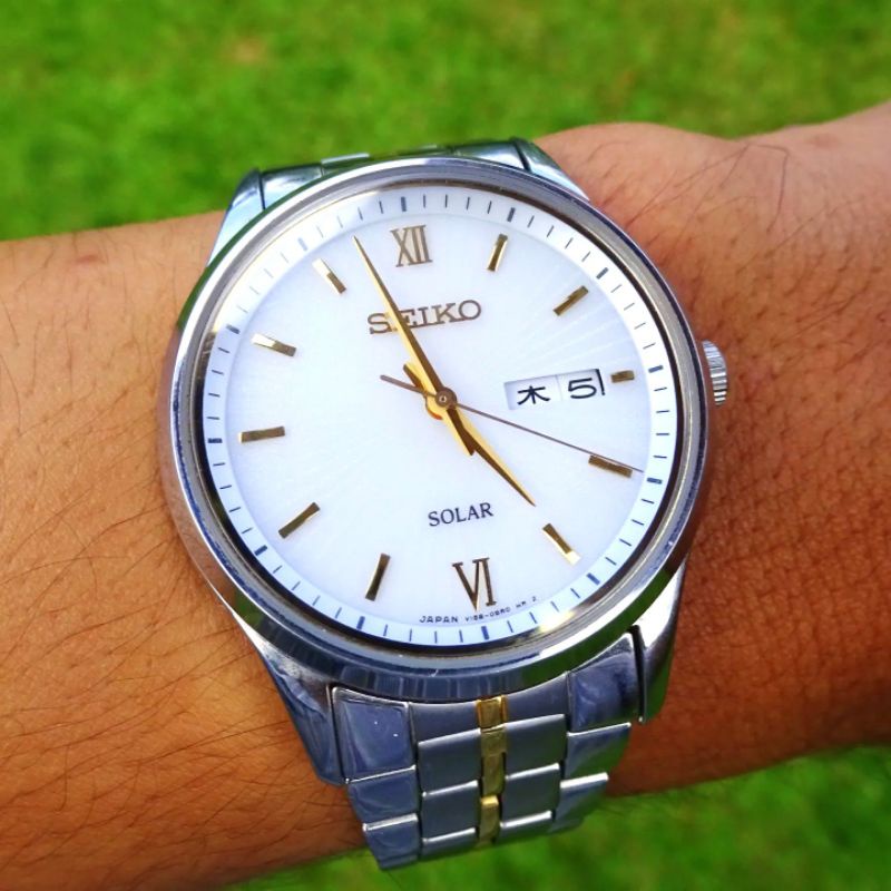 Jual Seiko Solar Two Tone JDM | Shopee Indonesia