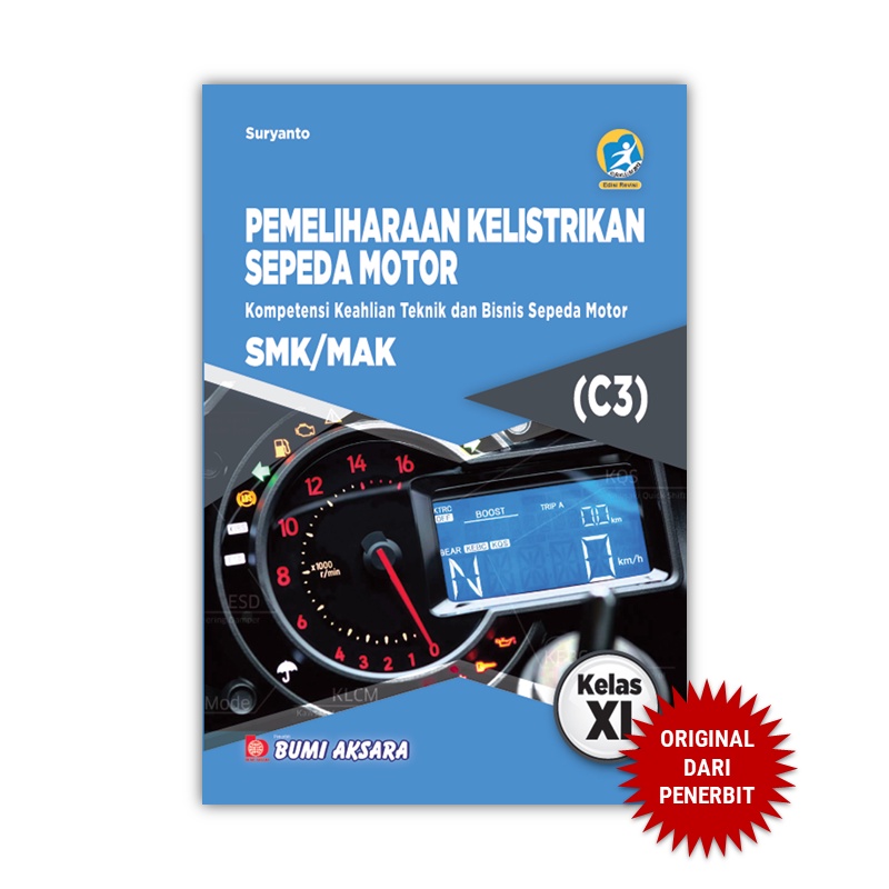 Jual Buku Pemeliharaan Kelistrikan Sepeda Motor SMK Kelas XI Kurikulum 2013 - Revisi | Shopee ...