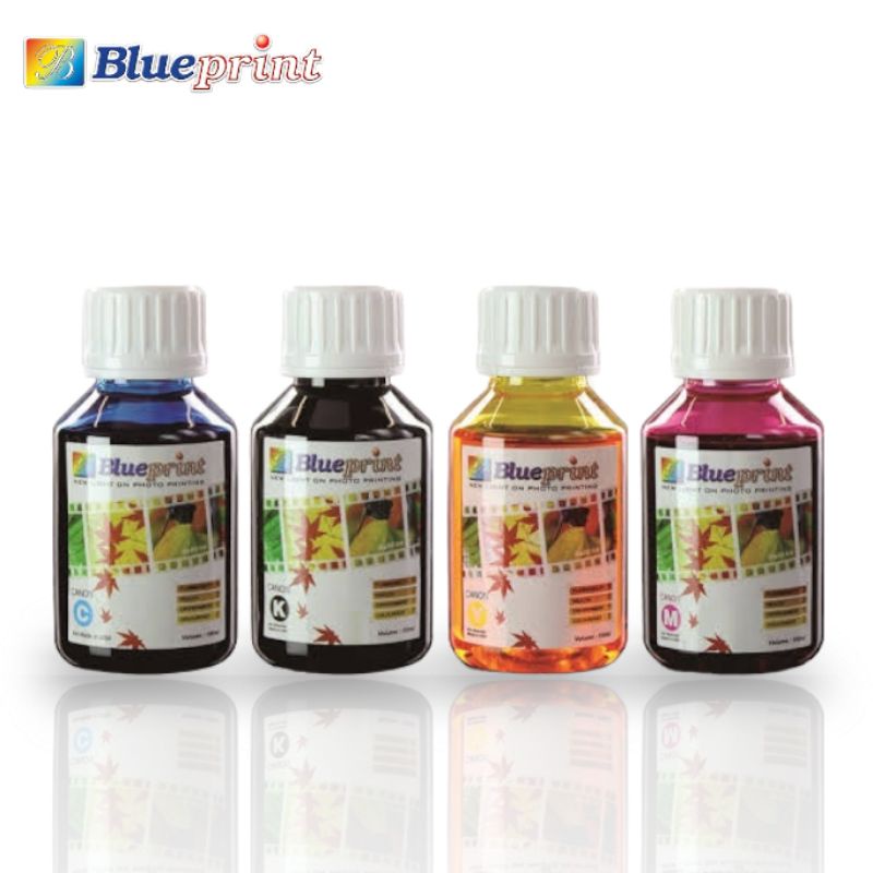 Jual Paket 1 Set Tinta Blueprint Original untuk Canon/Epson (4 Warna ...