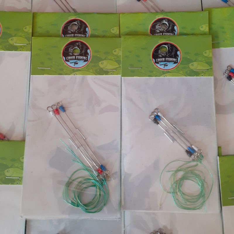 Jual Rangkaian pancing lumut kosongan tanpa kail isi 3 biji gagang ...