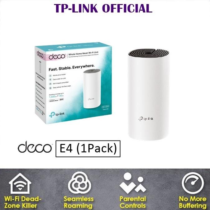 Jual TP-LINK Deco E4 AC1200 1Pack Whole Home Mesh WiFi System Tplink 1 ...