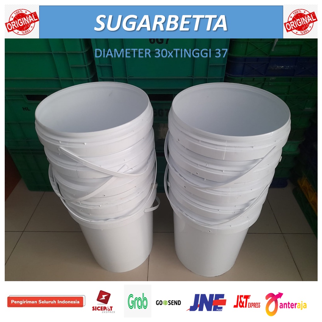 Jual PAIL PLASTIK BEKAS CAT 25KG / EMBER PLASTIK BEKAS CAT 25KG ...