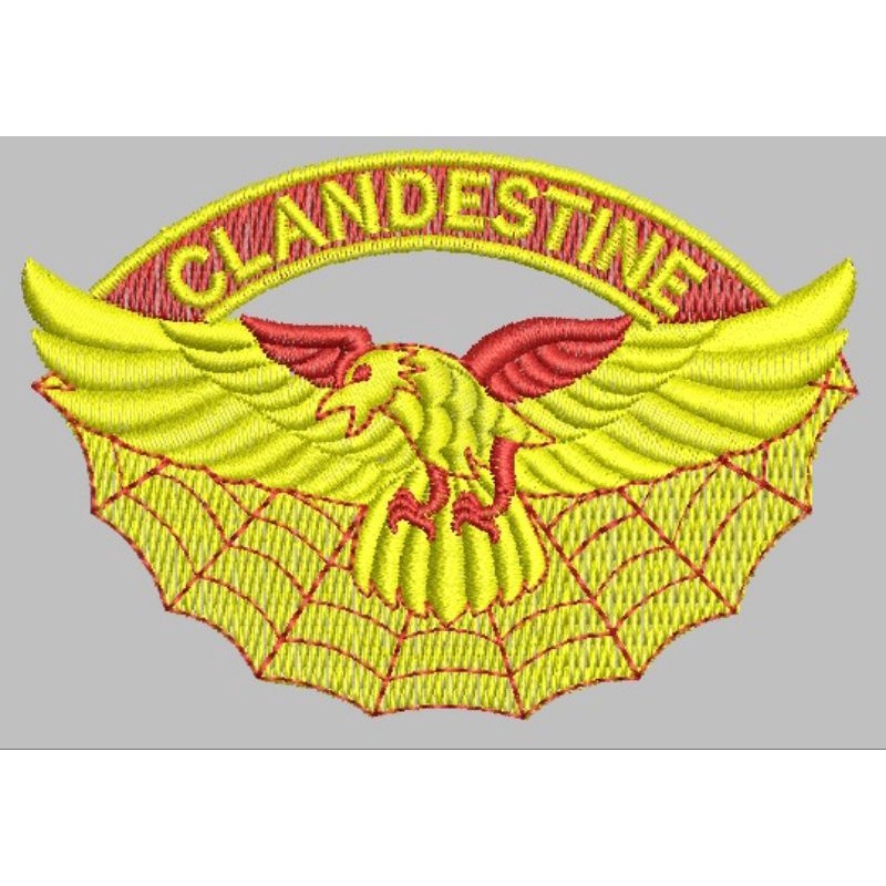 Jual File emb wilcom bordir logo clandestine | Shopee Indonesia