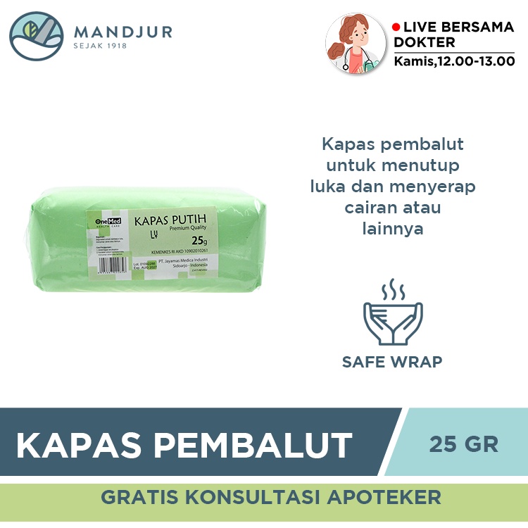 Jual Kapas Pembalut - Menutupi dan Membersihkan Luka | Shopee Indonesia