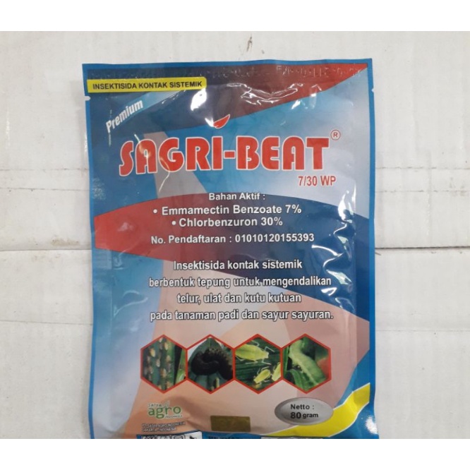 Jual Insektisida Kontak Sistemik SAGRI BEAT 80gr Insetisida Sagribeat ...