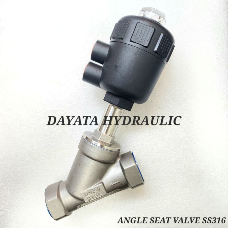 Jual ANGLE SEAT VALVE 1" INCH BODY SS316 | Shopee Indonesia