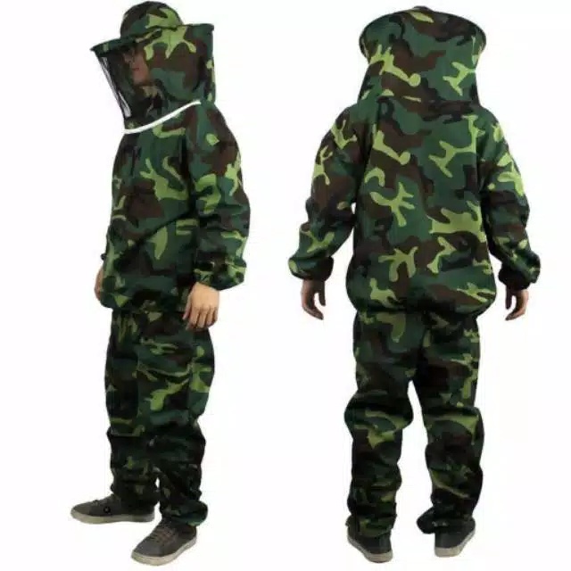 Jual Topi Jaring Anti Sengat Lebah Mafu - Topi Camo Loreng Hijau ...