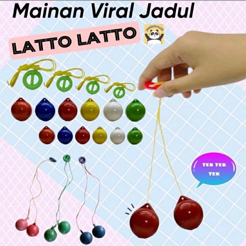 Jual Mainan Lato Lato / Viral Tiktok/etek etek/katto katto | Shopee Indonesia