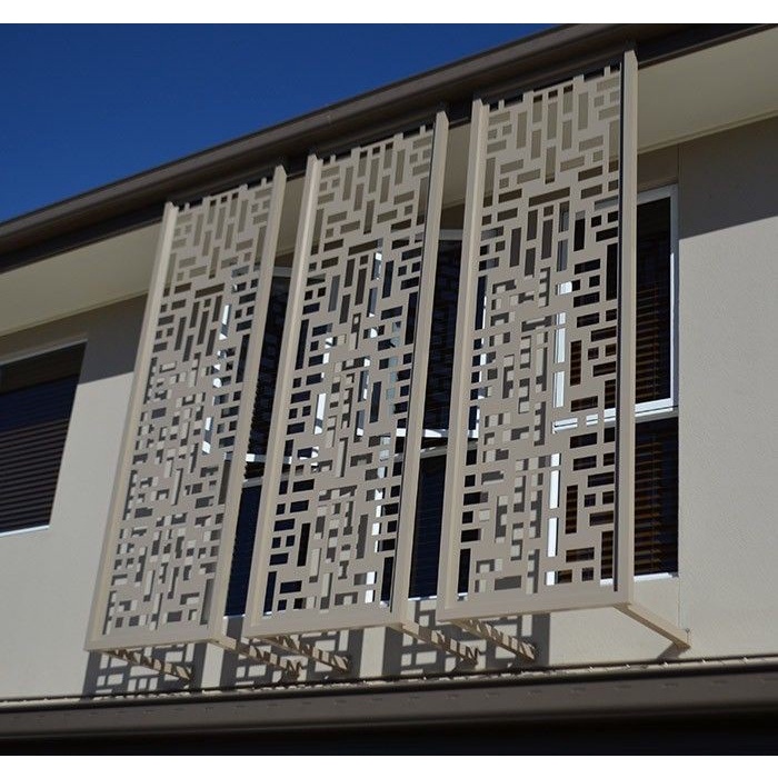 Jual fasad facade plat besi ornamen cnc laser cutting tebal 1,4mm ...