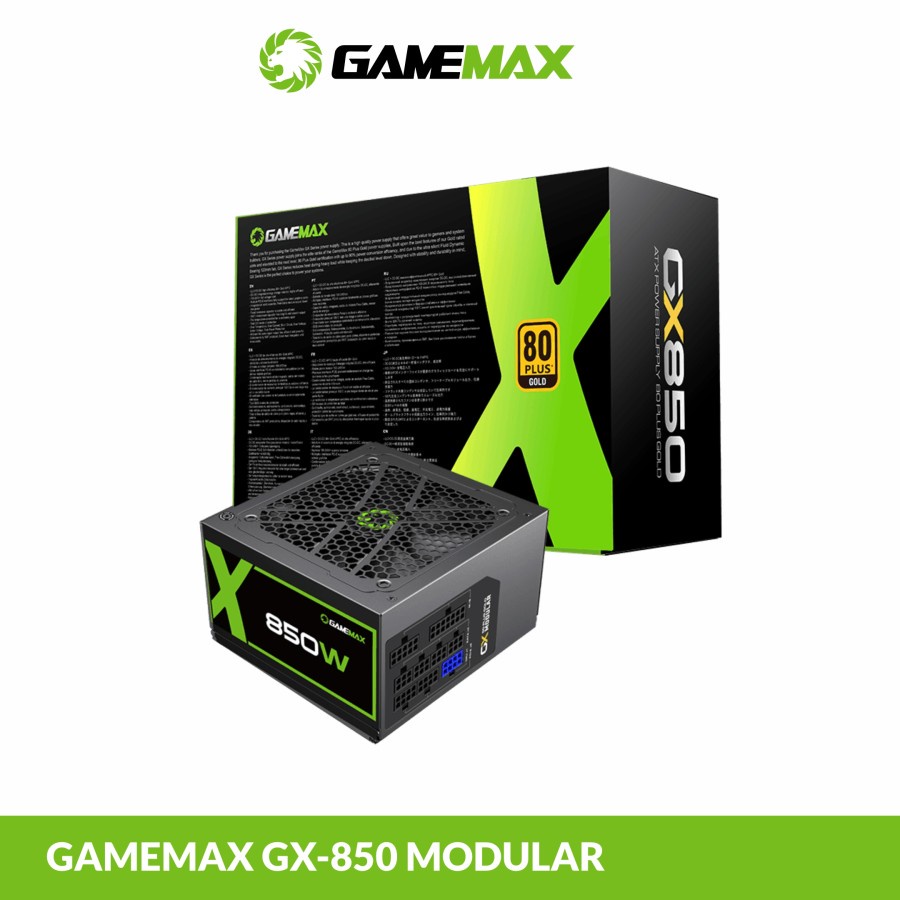 Jual Gamemax Rampage GX-850 Power Supply 850W Modular 80+ Gold ATX - PSU 850W | Shopee Indonesia