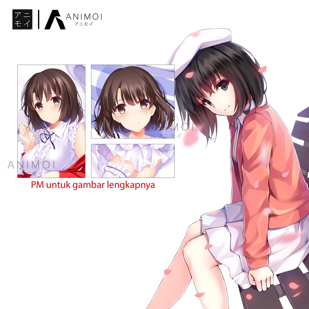 Jual Dakimakura Megumi Kato 150x50cm (Cover Only) | Shopee Indonesia