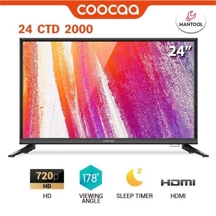 Jual COOCAA 24CTD2000 Digital TV USB Movie HDMI DVB-T2 LED TV 24 Inch ...