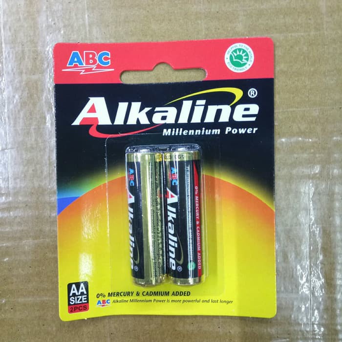 Jual Baterai/Battery/Batere ABC Alkaline AA isi 2 pcs 1.5V | Shopee Indonesia