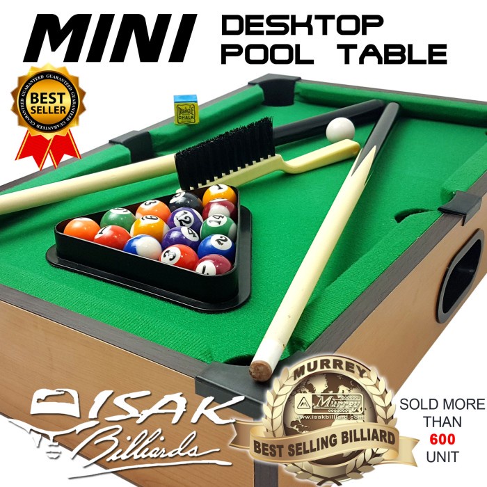 Jual Mini Desktop Billiard Pool Table - Mainan Hadiah Anak Meja Biliar ...