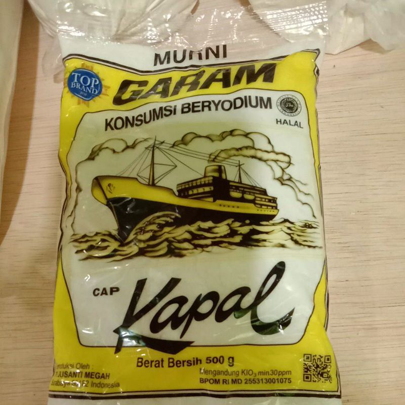 Jual Garam Cap Kapal 500gr | Shopee Indonesia