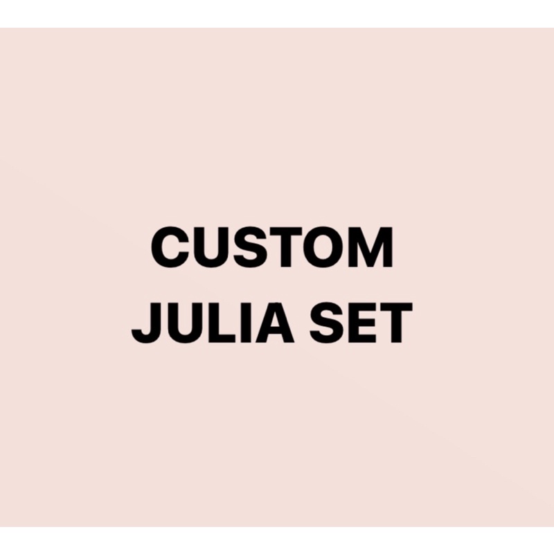 Jual custom julia set | Shopee Indonesia