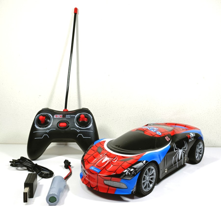 Jual Mobil remote control RC Spiderman / Ironman R/C super hero ...