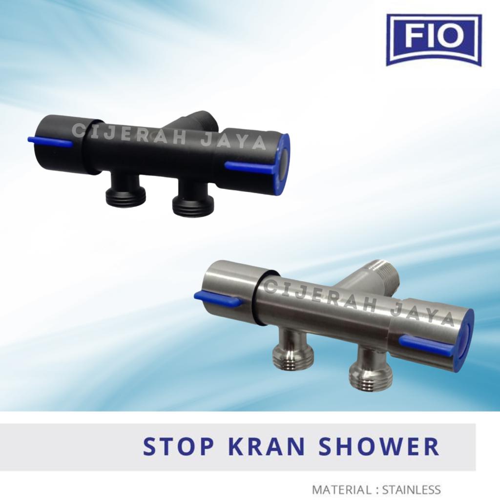 Jual STOP KRAN KLOSET 2 CABANG STAINLESS JET SHOWER / STOPKRAN MONOBLOK ...
